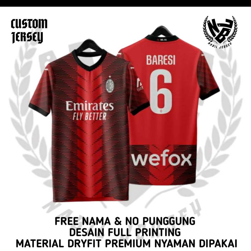 Jual Jersey AC Milan Local 2023-2024 | Shopee Indonesia