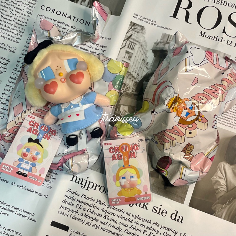 Jual [READY STOCK] official pop mart crybaby crying again bee i’ll ...