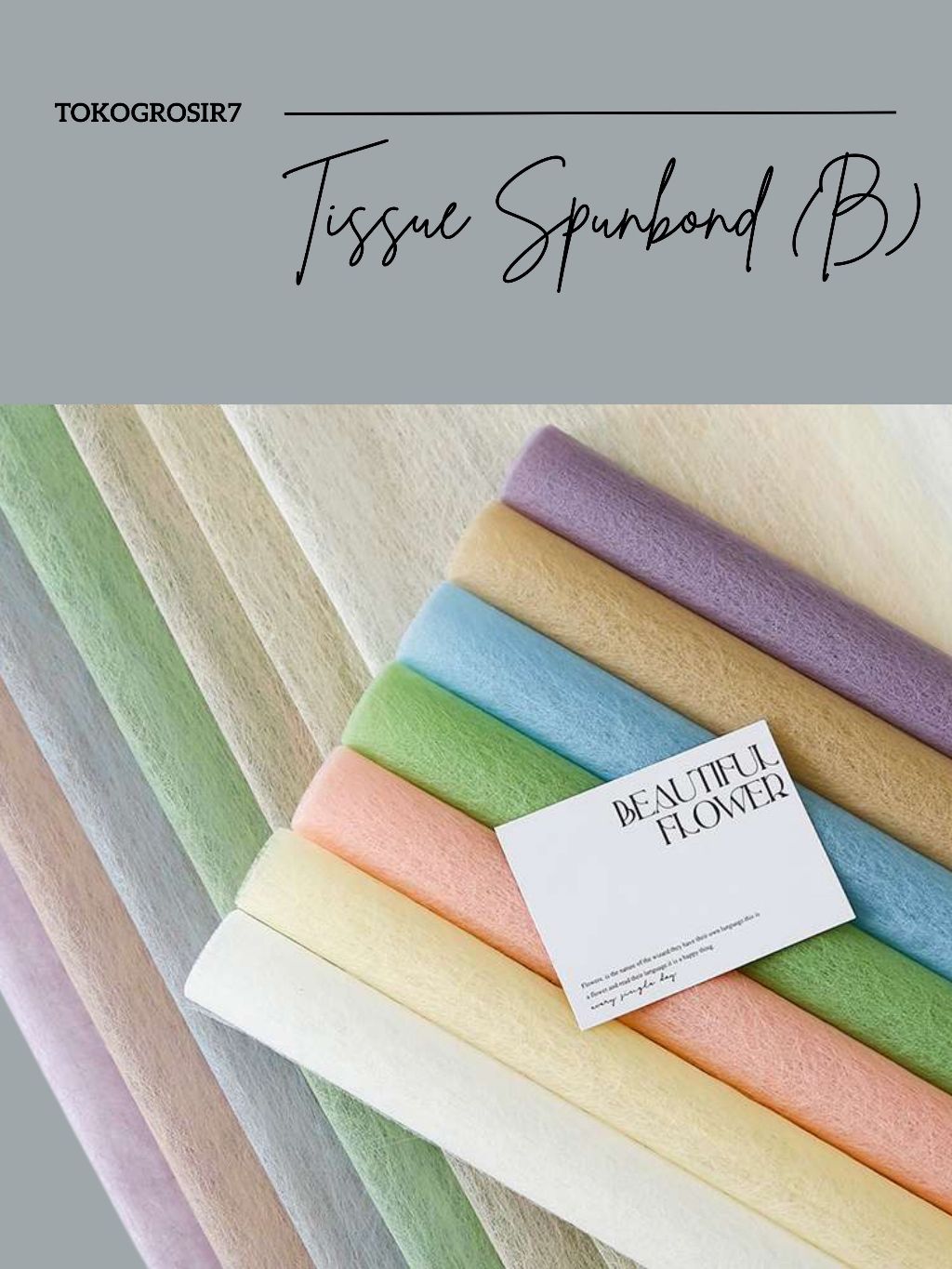 Jual IMPORT TISSUE STRIPE THICK PAPER KOREAN FLOWER WRAPPING KERTAS ...