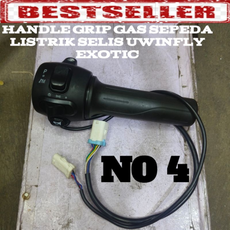 Jual HANDLE GRIP GAS KANAN SEPEDA LISTRIK SELIS UWINFLY EXOTIC GODA ...