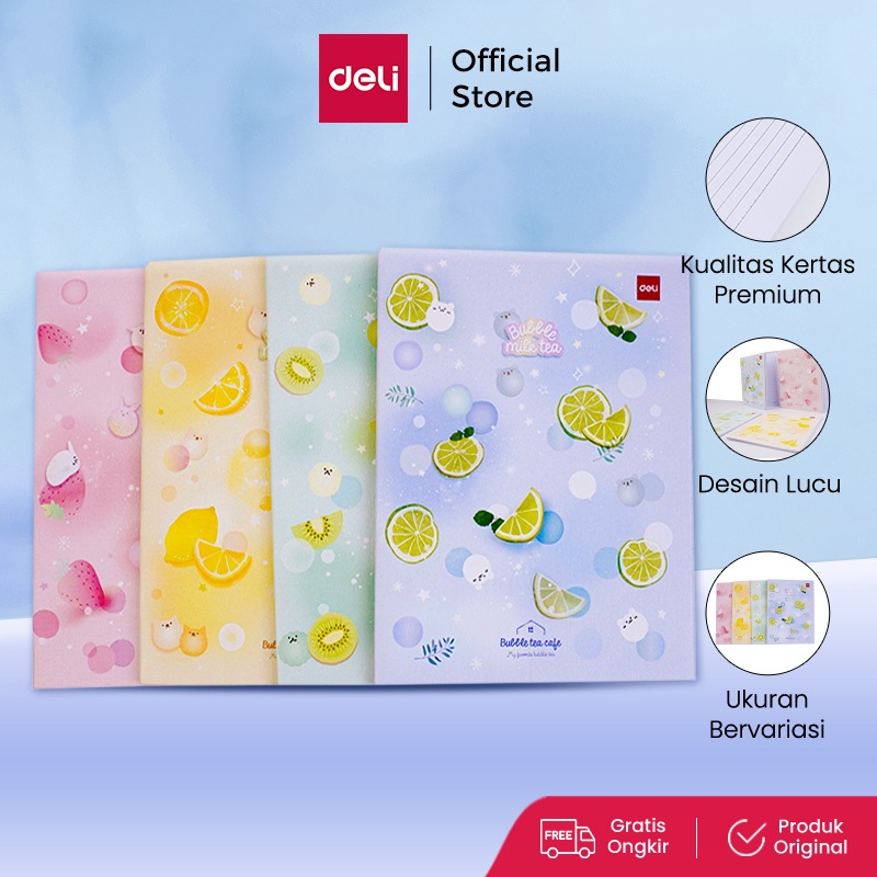 Jual Deli Writing Book / Notebook / Buku Tulis Sekolah A5/B5 38/42 ...
