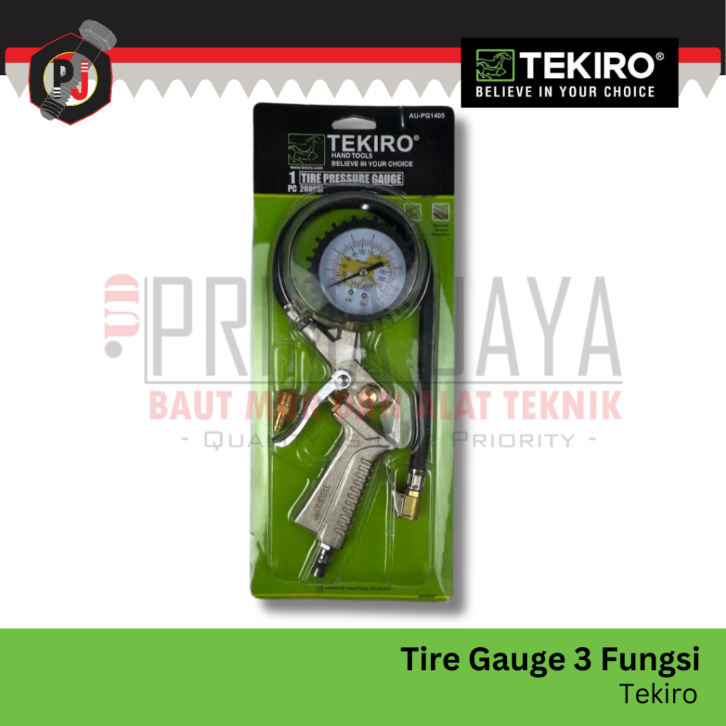 Jual ALAT PENGISI ANGIN BAN 3 FUNGSI / ALAT UKUR TEKANAN BAN / POMPA ...
