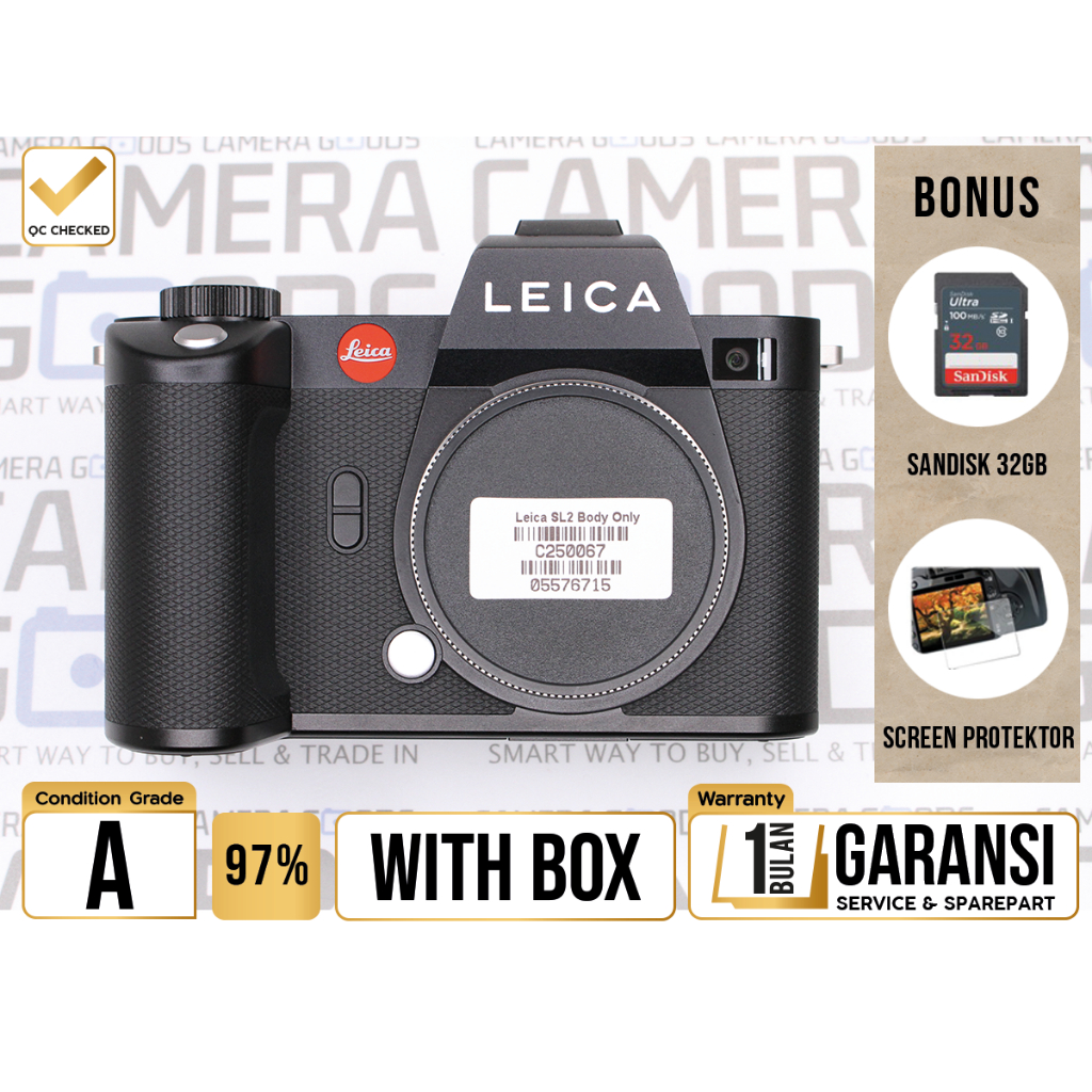 Jual Leica SL2 Mirrorless Full Frame Camera - Grade A - C250067 Kamera ...