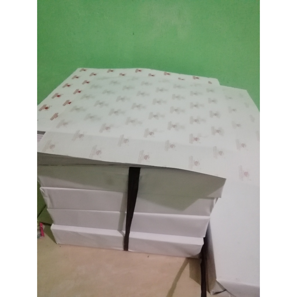 Jual KERTAS NASI, FOOD GRADE, KERTAS KFC/KERTAS NASI LAMINASI. sudah ...