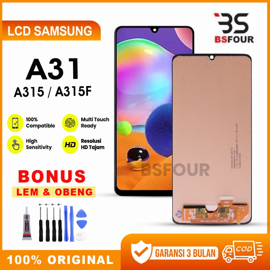 Jual LCD SAMSUNG A31 / A315 / A315F FULLSET TOUCHSCREEN | Shopee Indonesia