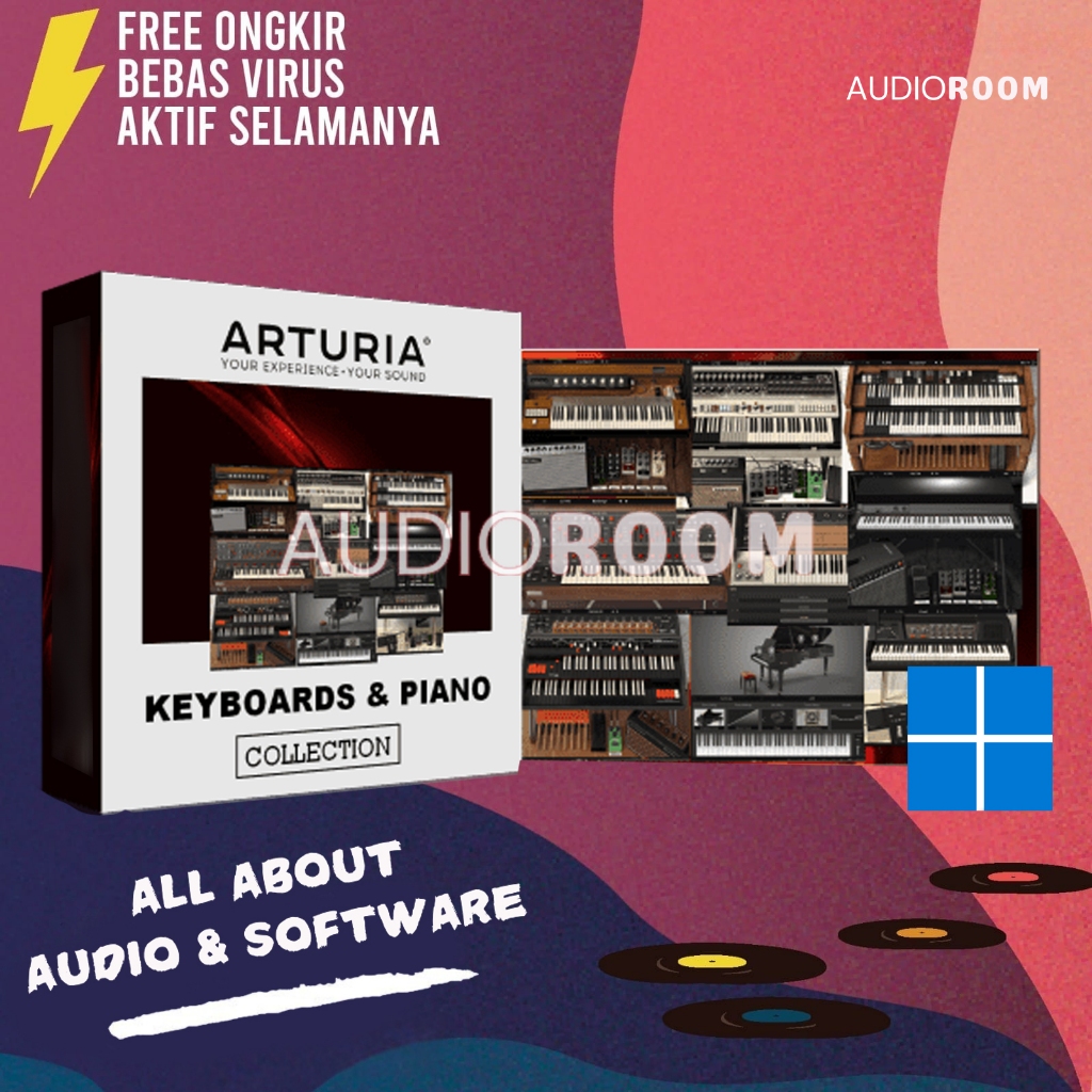 Jual Arturia Keyboards & Piano V-Collection 2023.1 ( Full Activated ...
