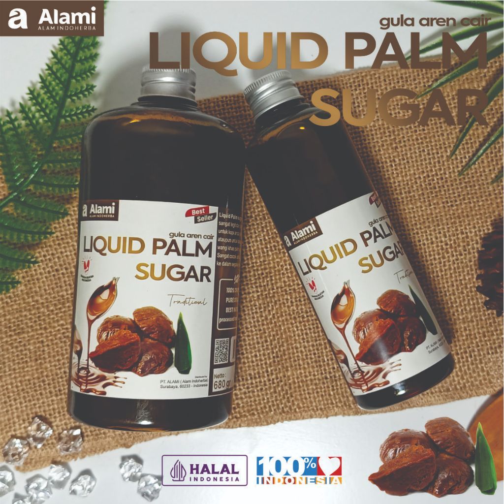 Jual ALAMI GULA AREN CAIR 680 GRAM LIQUID PALM SUGAR 100% ORIGINAL ...