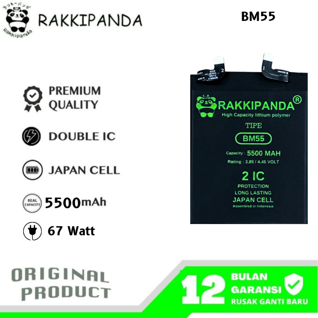 Jual RakkiPanda - BM55 Mi 11 Pro / Mi 11 Ultra Batre Batrai Baterai ...