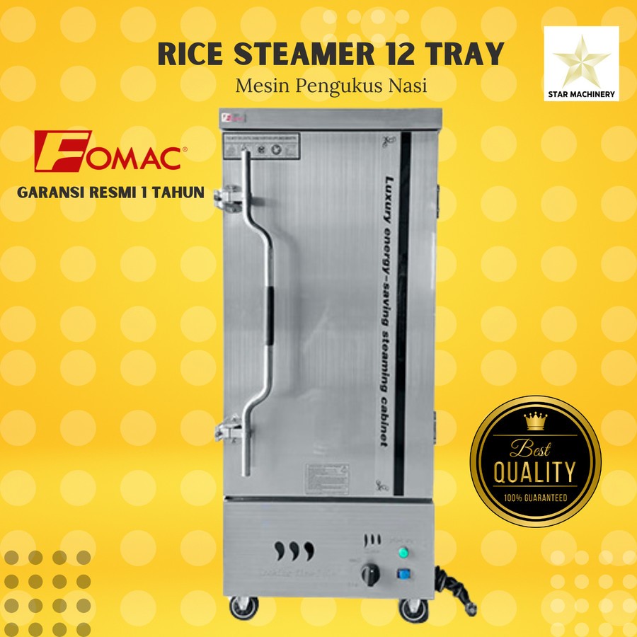 Jual FOMAC Gas Rice Steamer 12 Tray - Mesin Pengukus Nasi | Shopee Indonesia