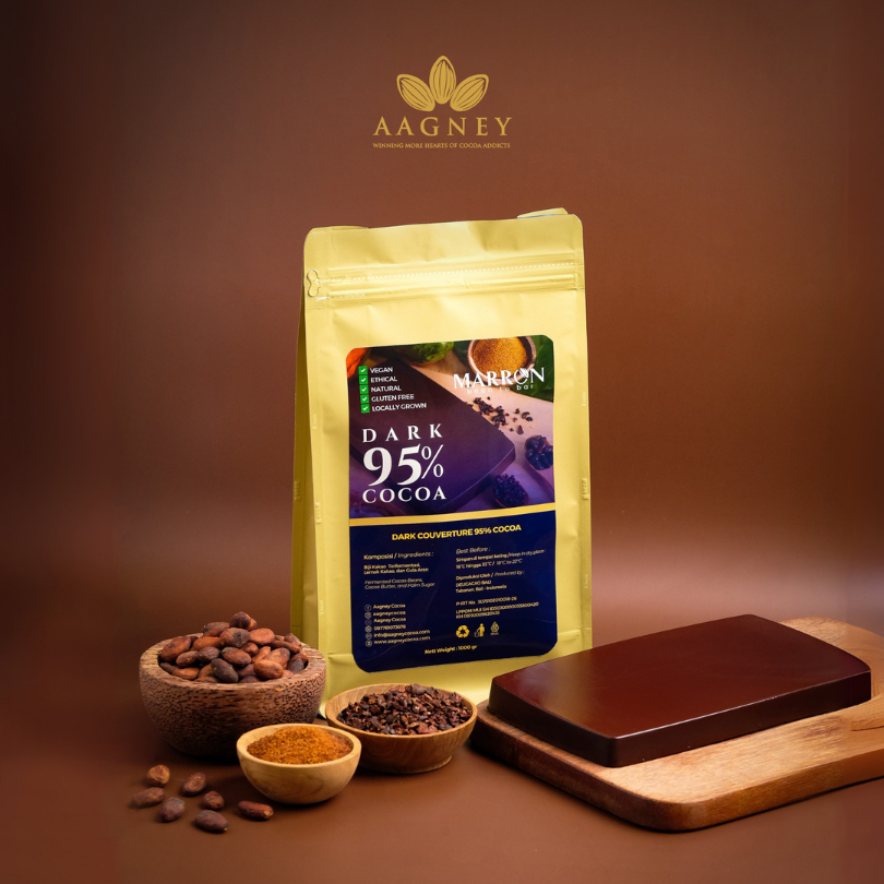 Jual Couverture Dark 95% Cocoa 1 kg - Aagney Cocoa | Shopee Indonesia