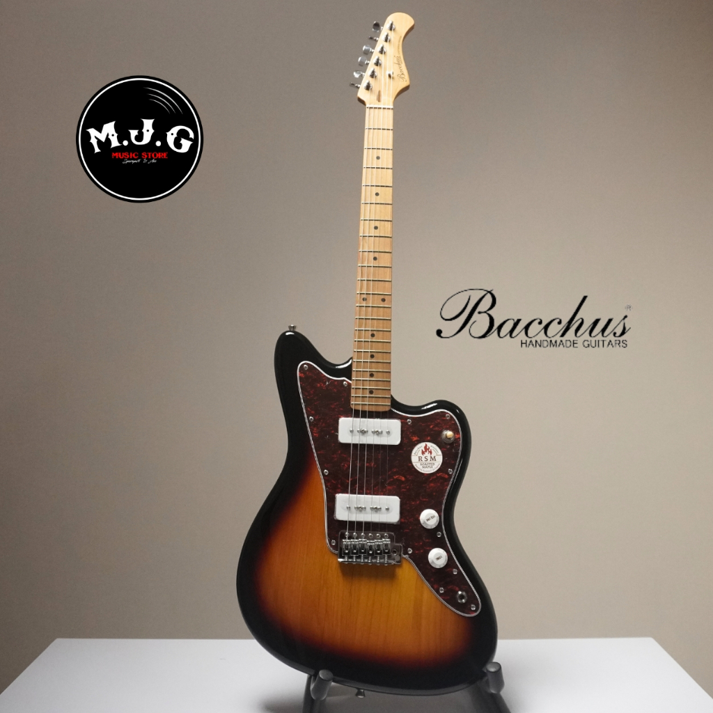 Jual gitar elektrik bacchus jazzmaster with P90 pickups 3 tri tone ...