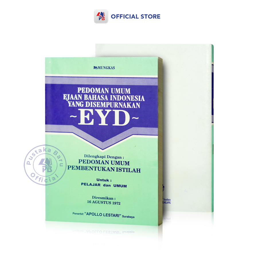 Jual Buku Pedoman Umum Ejaan Bahasa Indonesia Yang Disempurnakan EYD Dilengkapi Pedoman ...