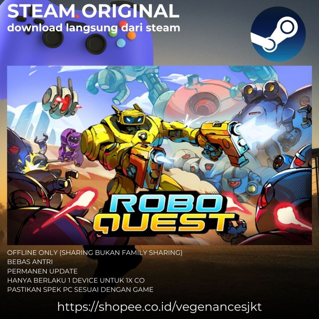Jual ROBOQUEST PC Game Sharing Original + Latest Update | Shopee Indonesia