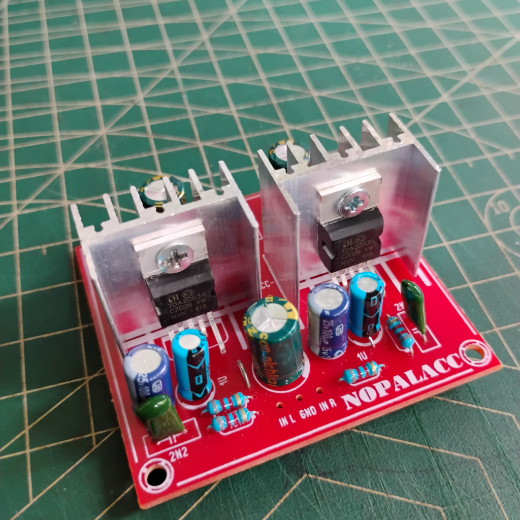 Jual Kit Power Amplifier TDA 2003 Stereo 2x10watt Tda2003 Ampli Tda 2003 Stereo | Shopee Indonesia