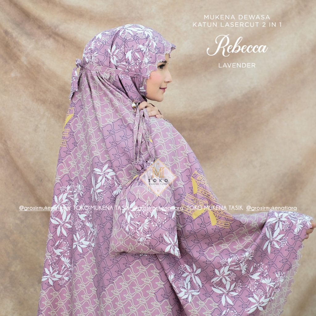 Jual TOKO MUKENA TASIK - MUKENA DEWASA 2 IN 1 KATUN MOTIF REBECCA ...
