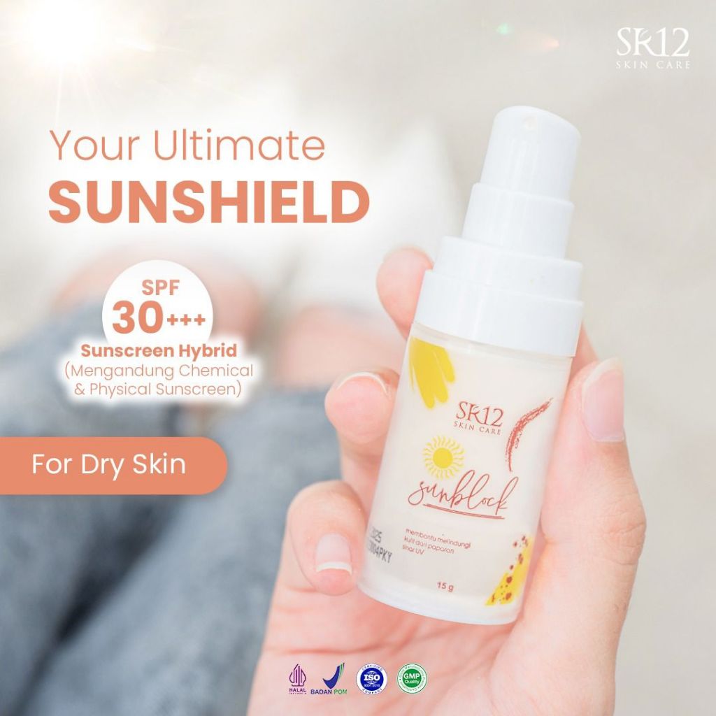 Jual Sunblock SR12 Melindungi Dari Paparan Sinar UV | Shopee Indonesia