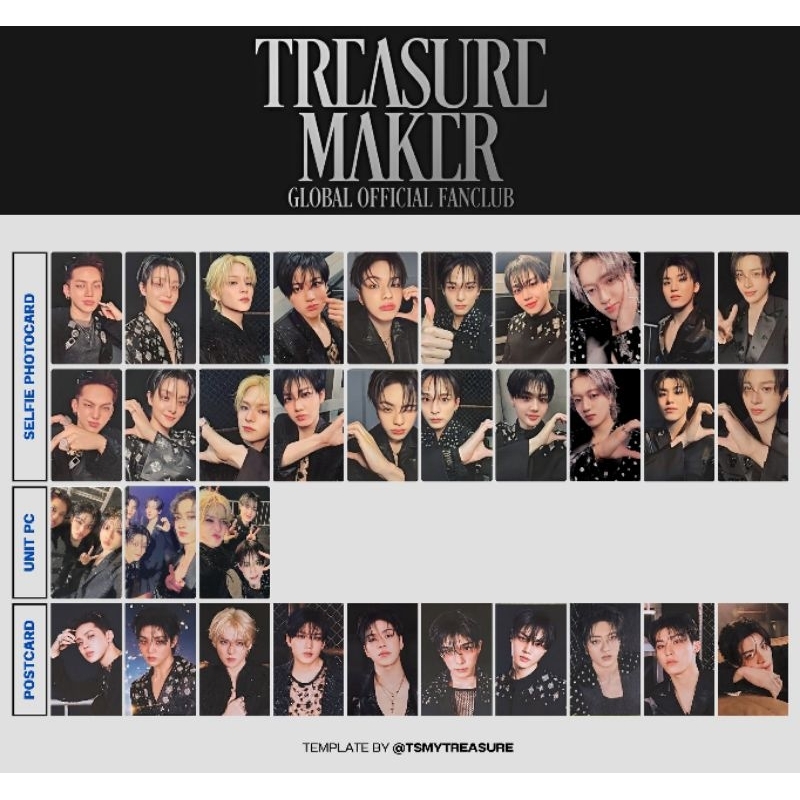 Jual [READY STOCK] PHOTOCARD OFFICIAL TREASURE MEMBERSHIP KIT MEMKIT ...