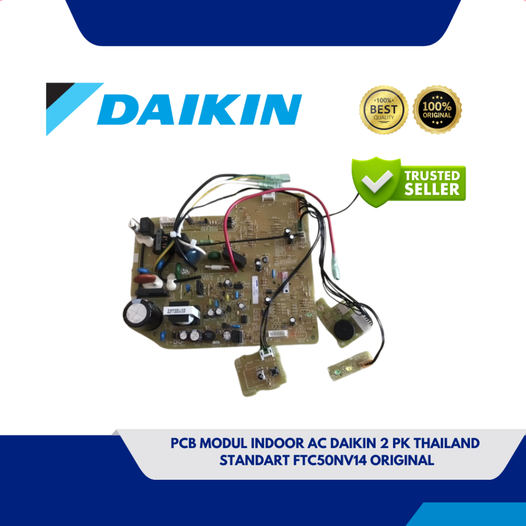 Jual PCB MODUL INDOOR AC DAIKIN 2 PK THAILAND STANDART FTC50NV14 ...