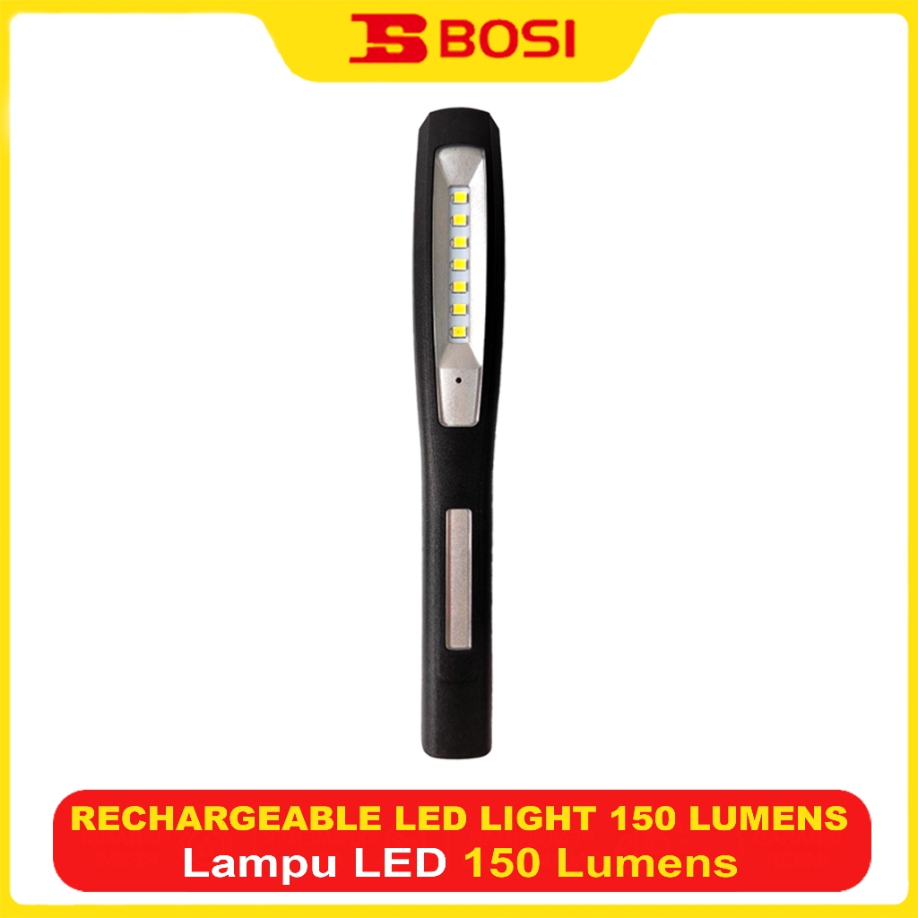 Jual BOSI Rechargeable LED Mini Inspection Light Lampu Kerja LED Terang ...