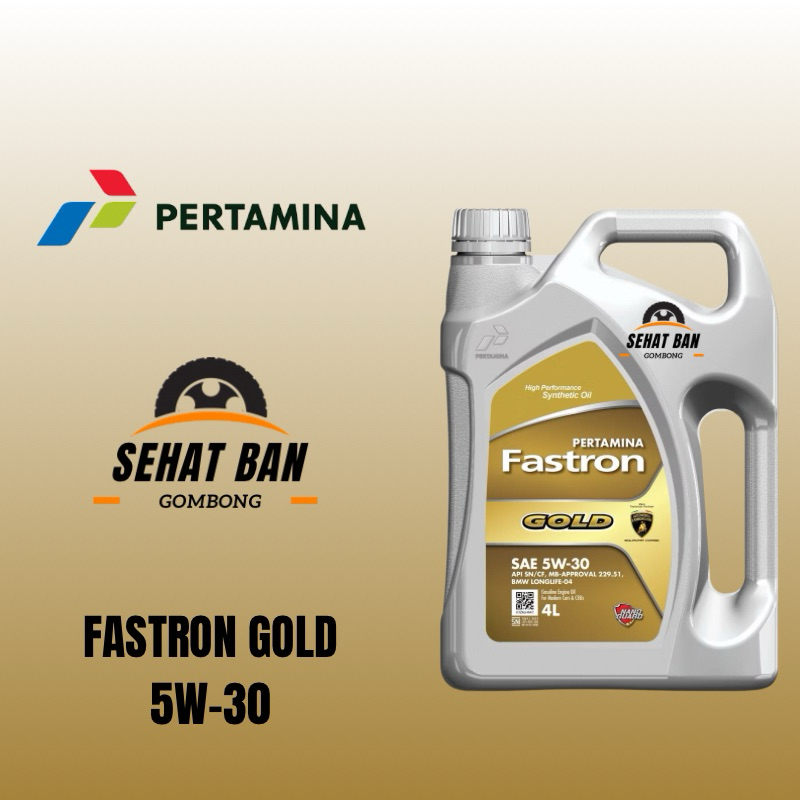 Jual OLI FASTRON GOLD 5W-30 4L FULL SYNTHETIC GENUINE PERTAMINA ...