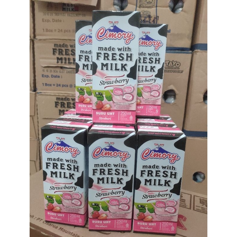 Jual Cimory UHT Fresh Milk 250ml | Shopee Indonesia