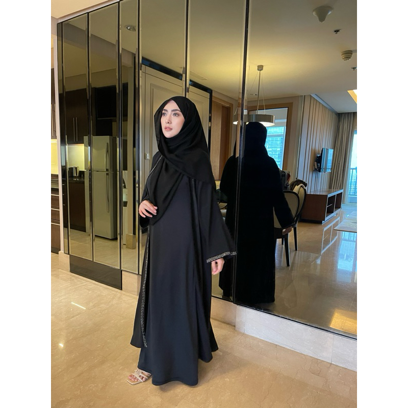 Jual Gamis Abaya Arab Mix - Gamis Muslim Hitam Arabian Looks | Shopee ...