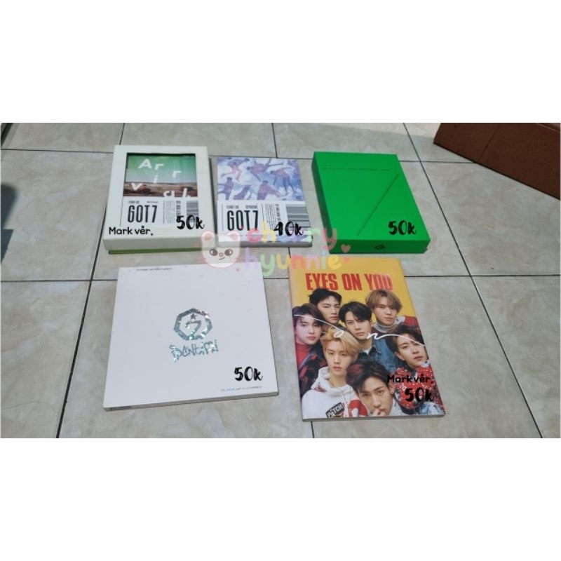 Jual Album Only GOT7 Mark Arrival Departure Identify | Shopee Indonesia