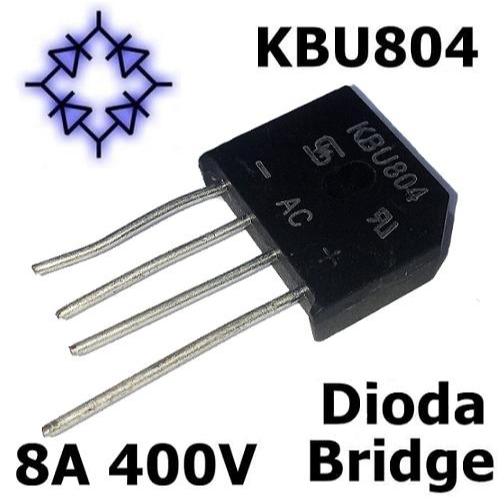 Jual Dioda Bridge 8A Sisir 400V Diode Jembatan Rectifier 8A Dioda ...
