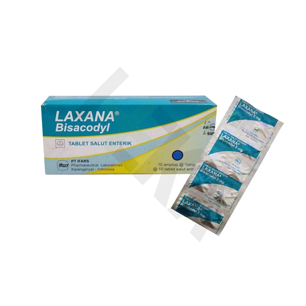 Jual Laxana Tablet Strip isi 10 Tablet - Konstipasi Sembelit Susah BAB ...