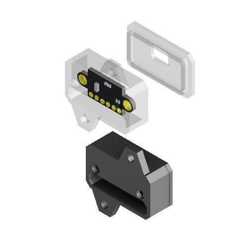 Jual Case Sensor Jarak 400cm VL53L1X Laser Sonar TOF for Lidar Arduino ...