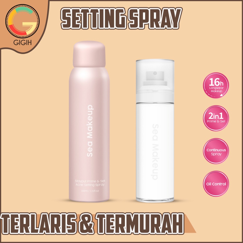 Jual SEA MAKEUP ACNE SETTING SPRAY SERIES ( READY ALL VARIAN ) | Shopee ...