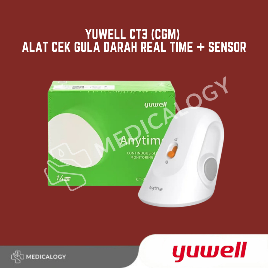 Jual Yuwell CT3 (CGM) Alat Cek Gula Darah Real Time + Sensor | Shopee Indonesia