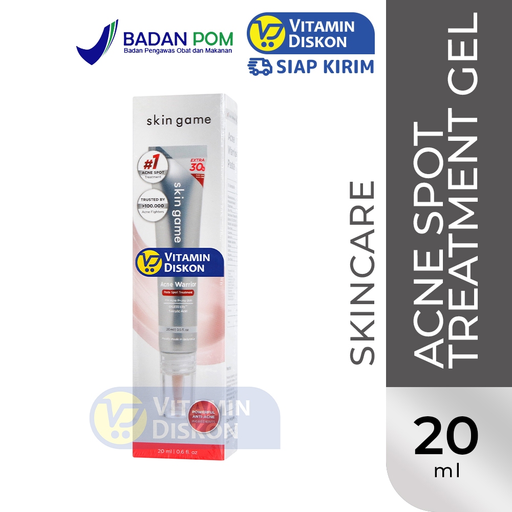Jual SKIN GAME ACNE WARRIOR PASTE 20 GR | Shopee Indonesia
