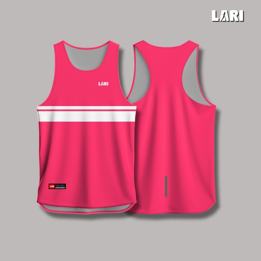 Jual JERSEY LARI Singlet Pro Series Ruby Jersey Dry Fit Running | Shopee Indonesia