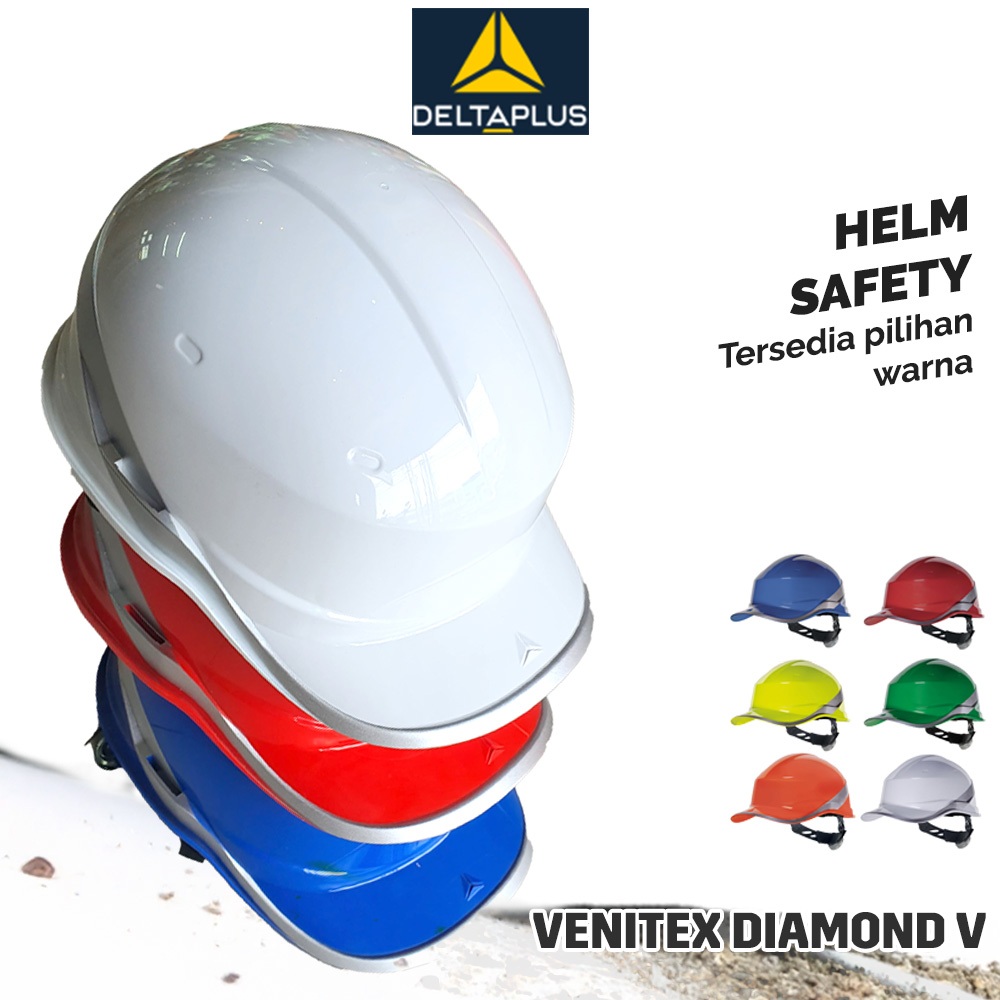 Jual Helm Proyek Delta Plus Venitex Diamond V Safety Helmet DeltaPlus ...