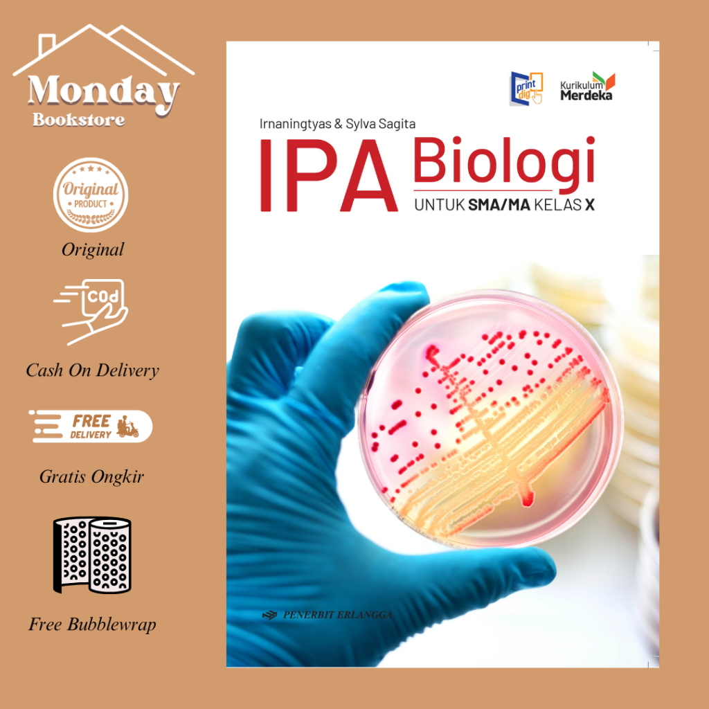 Jual ERLANGGA - IPA: BIOLOGI SMA/MA KLS.10/KM REVISI | Shopee Indonesia