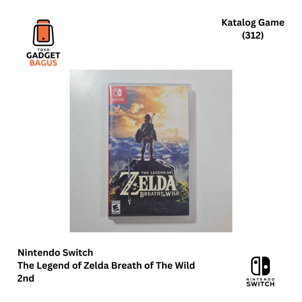 Jual 312 - Nintendo Switch The Legend of Zelda Breath of The Wild BOTW ...