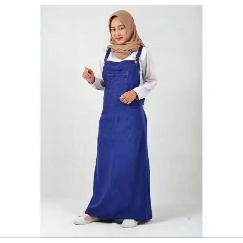 Jual BAJU KODOK ANYA OVERALL ROK JEANS WANITA MOTIF POLOS TERBARU 2025 ...