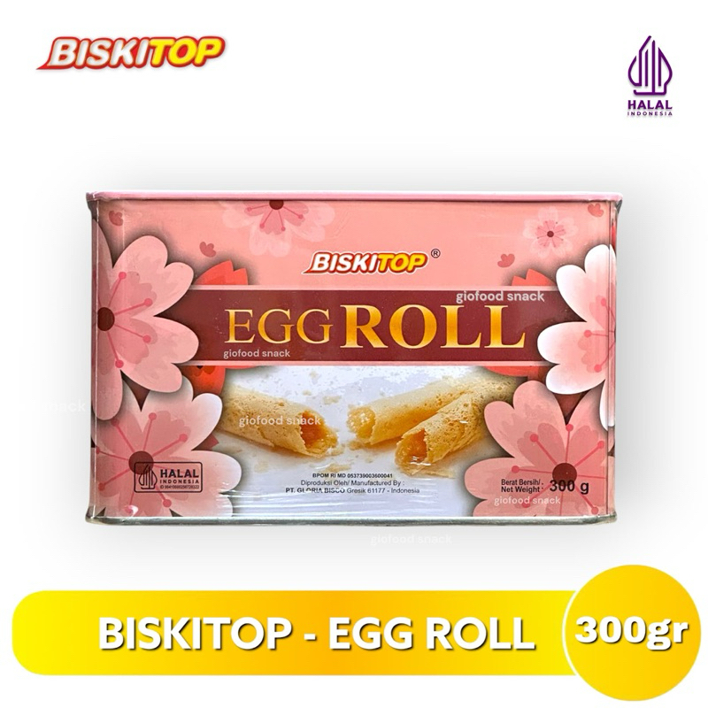 Jual BISKITOP EGG ROLL 300gr | Shopee Indonesia