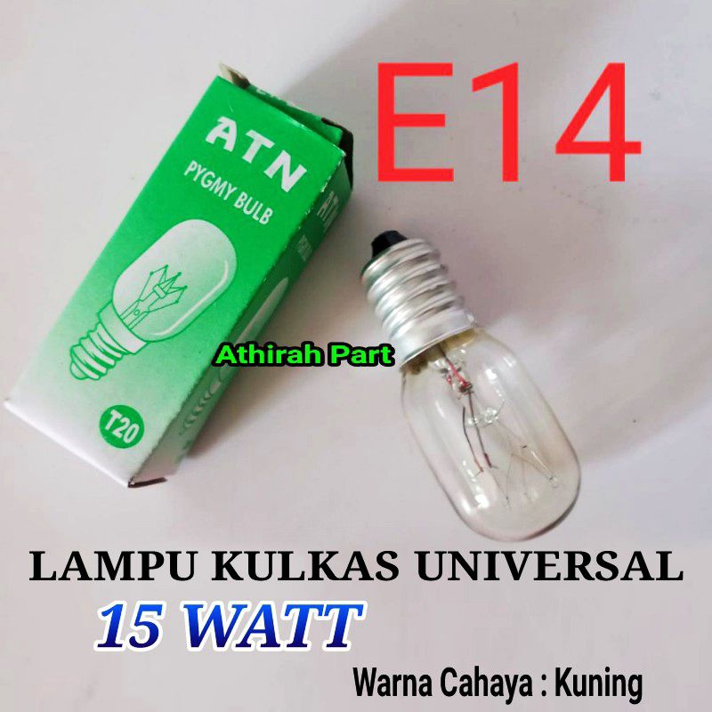 Jual Lampu Kulkas Universal Ukuran Fitting Bohlam E14 | Shopee Indonesia