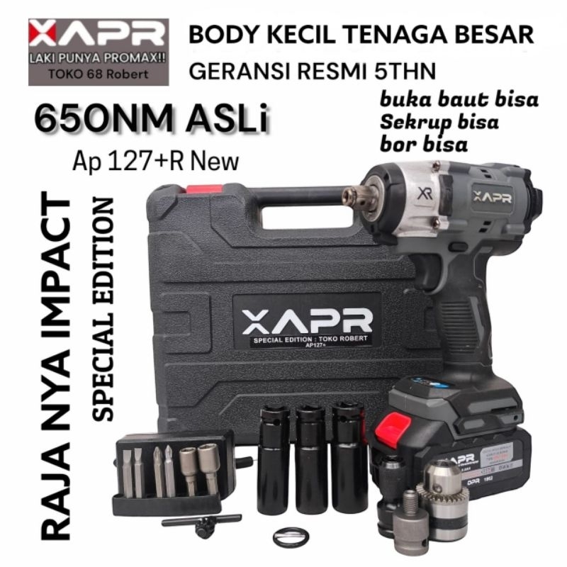 Jual APR RAJA BOR IMPACT WRENCH AP127+R Special Edition : Robert 68 ...