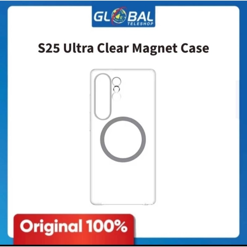 Jual Case Original Samsung Galaxy S25 Ultra - Clear Magnet Case ...