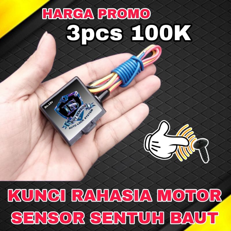 Jual 3pcs 100k. KUNCI RAHASIA MOTOR SENSOR SENTUH BAUT | Shopee Indonesia