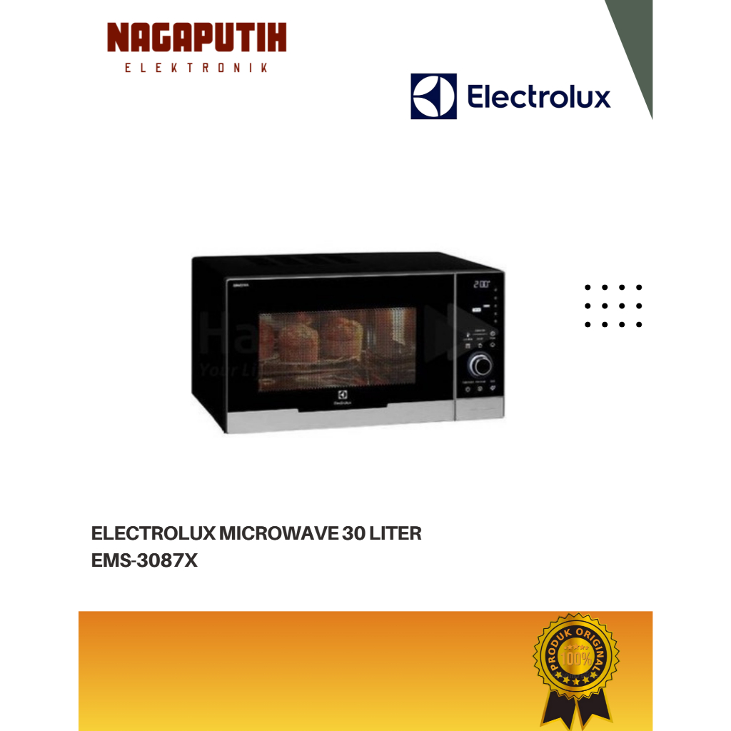 Jual Electrolux Microwave EMS-3087X GARANSI RESMI | Shopee Indonesia