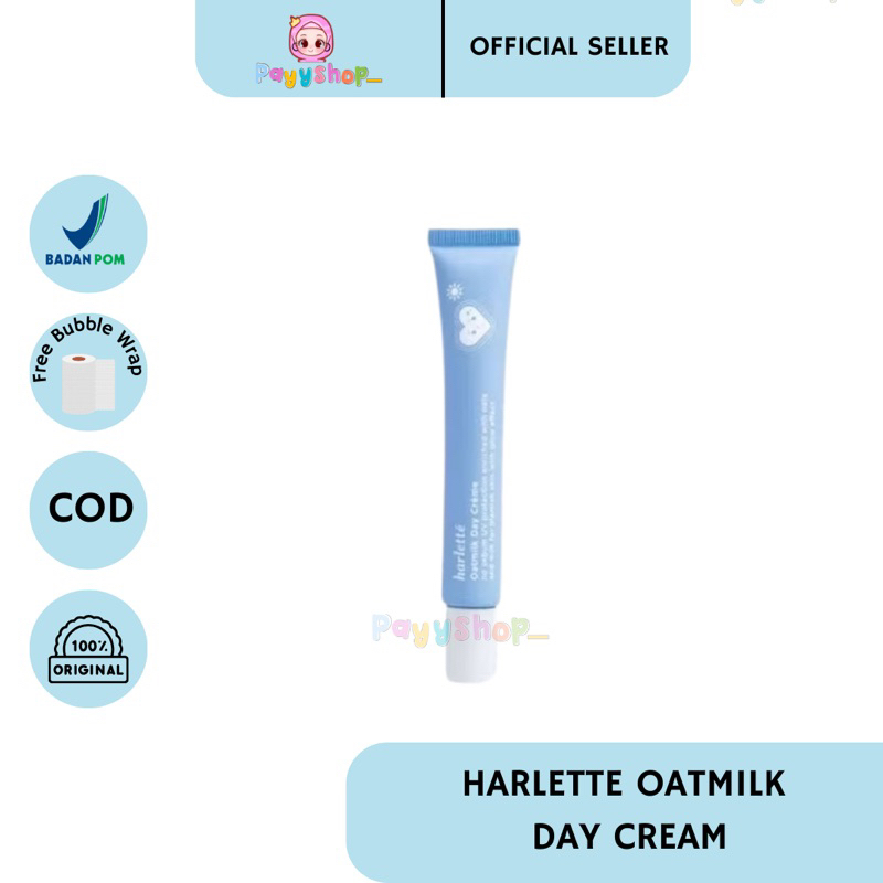 Jual Harlette Oatmilk Day Creme | Sensitive, Acne Prone, Niacinamide ...