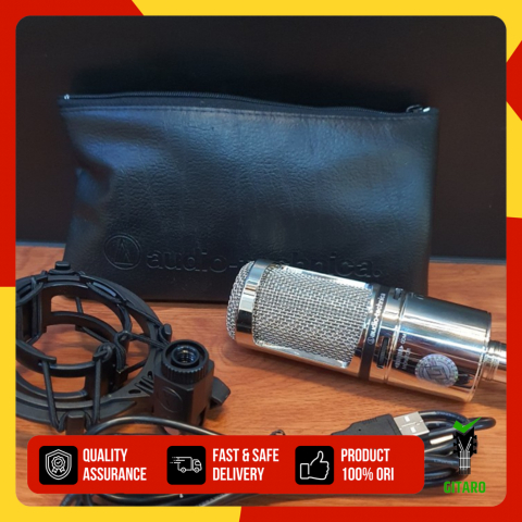 Jual Mic Condensor Audio Technica AT2020 USB+V At2020Usb +V Original ...