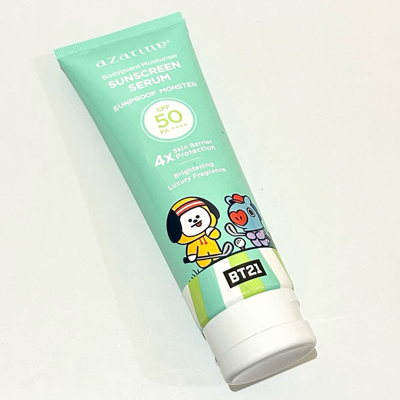 Jual AZARINE x BT21 Bodyguard Moisturiser Sunscreen Serum SPF50 PA ...