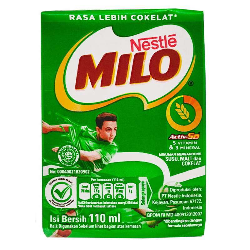 Jual SUSU UHT COKLAT 110 ML - MILO | Shopee Indonesia