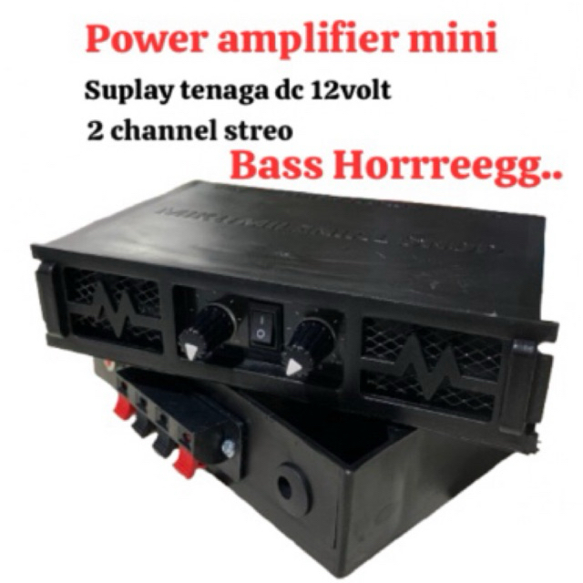 Jual power amplifier power 12volt powerbalap power miniatur amplimini ...