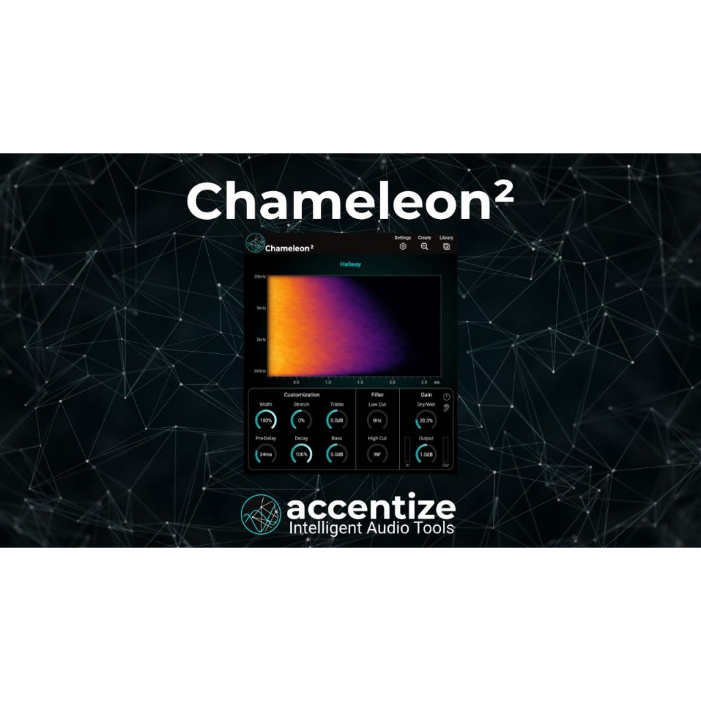 Jual Accentize - Chameleon - vst Simulasi Reverb dengan AI | Shopee Indonesia